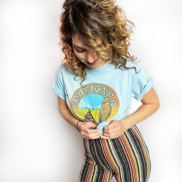 Ched | Shirts | Rare Vintage Foreigner Band Tshirt | Poshmark